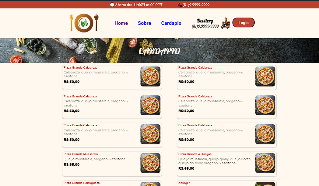 GitHub - DavidTMaciel/Site---Fog-o-de-Casa: Site de um restaurante, desenvolvido em React Js.