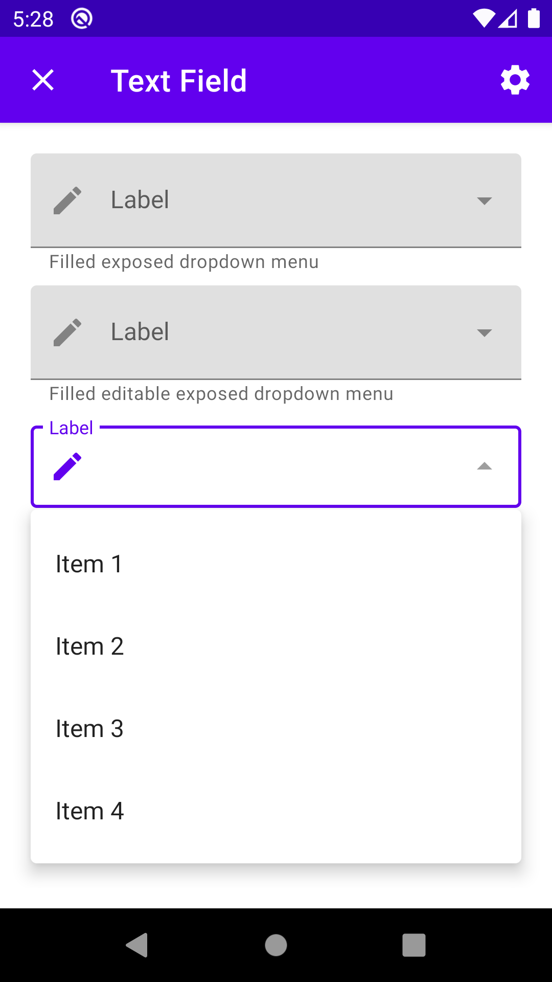 [TextInputLayout] Start icon tint does not follow boxStrokeColor rules in ExposedDropdownMenu ...