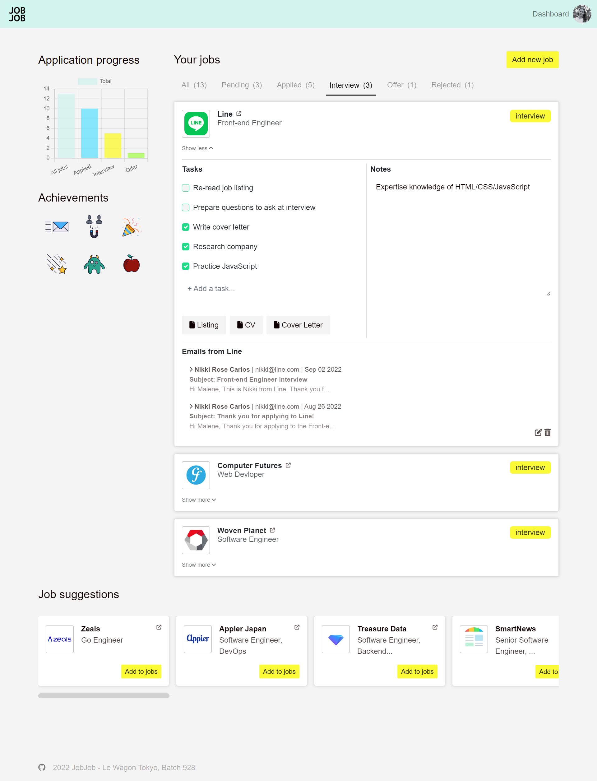 GitHub - lw-a/job-tracking-app: A job application management app.