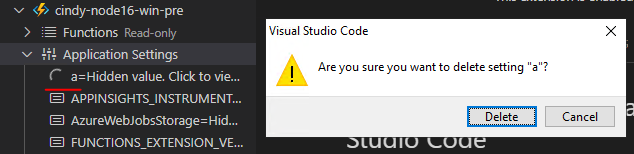 The Deleted Setting Doesnt Auto Disappear From The Application Setting List · Issue 3617