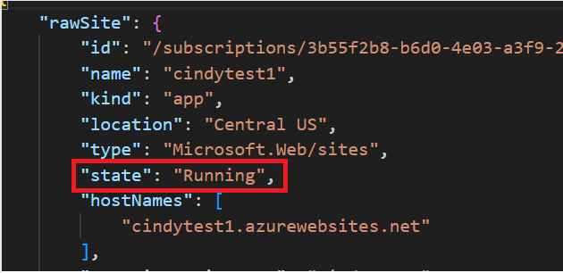 The state is "Running" in the opened .json file after the web app is stopped · Issue #2555 ...