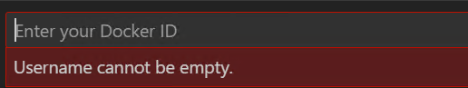 No Error Occurs When Connecting Docker Hub Registry With Empty Username · Issue 4103