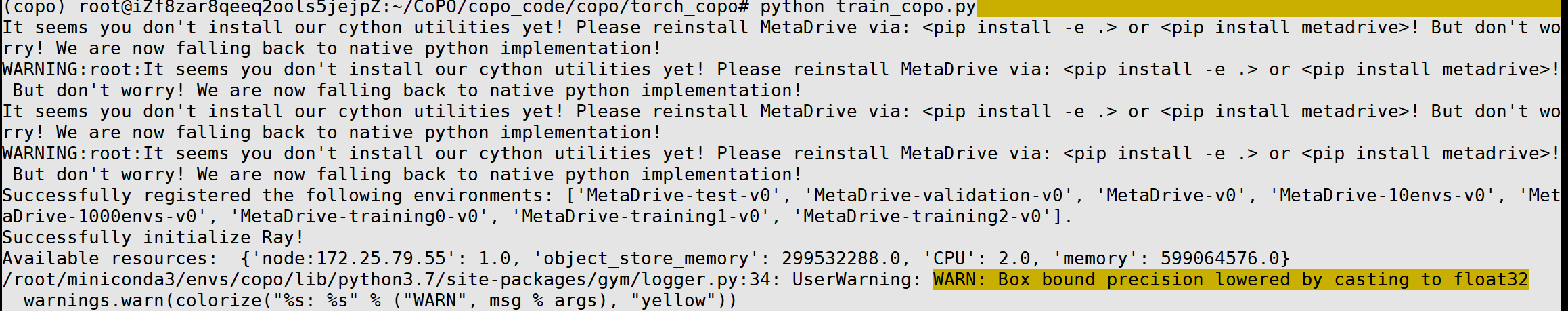Run without reaction (but no error) · Issue #40 · decisionforce/CoPO · GitHub