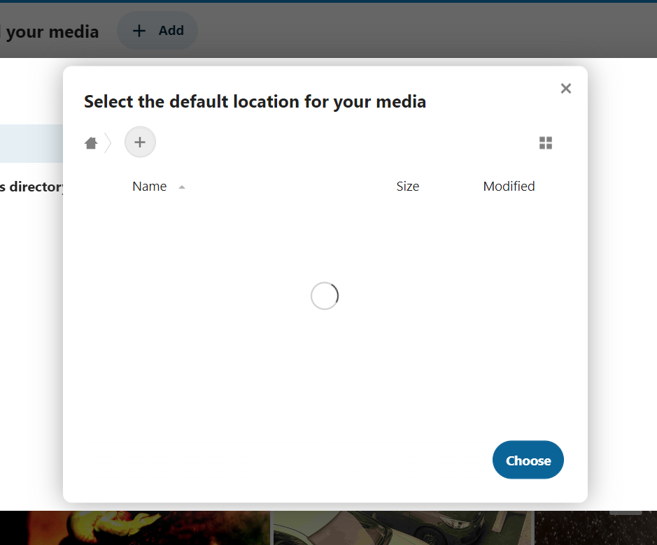 [Bug]: Choosing photos directory gets stuck (filepicker) · Issue #35373 · nextcloud/server · GitHub
