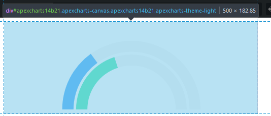 Radial bar sizing issue: unexpected padding and height for semi-circle gauge · Issue #1272 ...