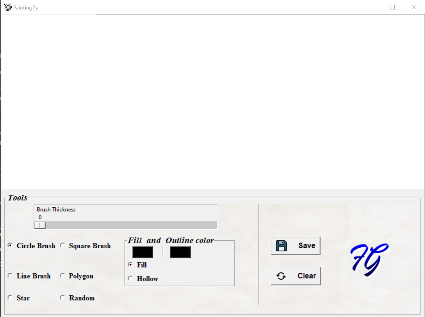 GitHub - FranGarcia94/PaintingPy: :star: :pencil2: Simple GUI to paint with Python :snake: