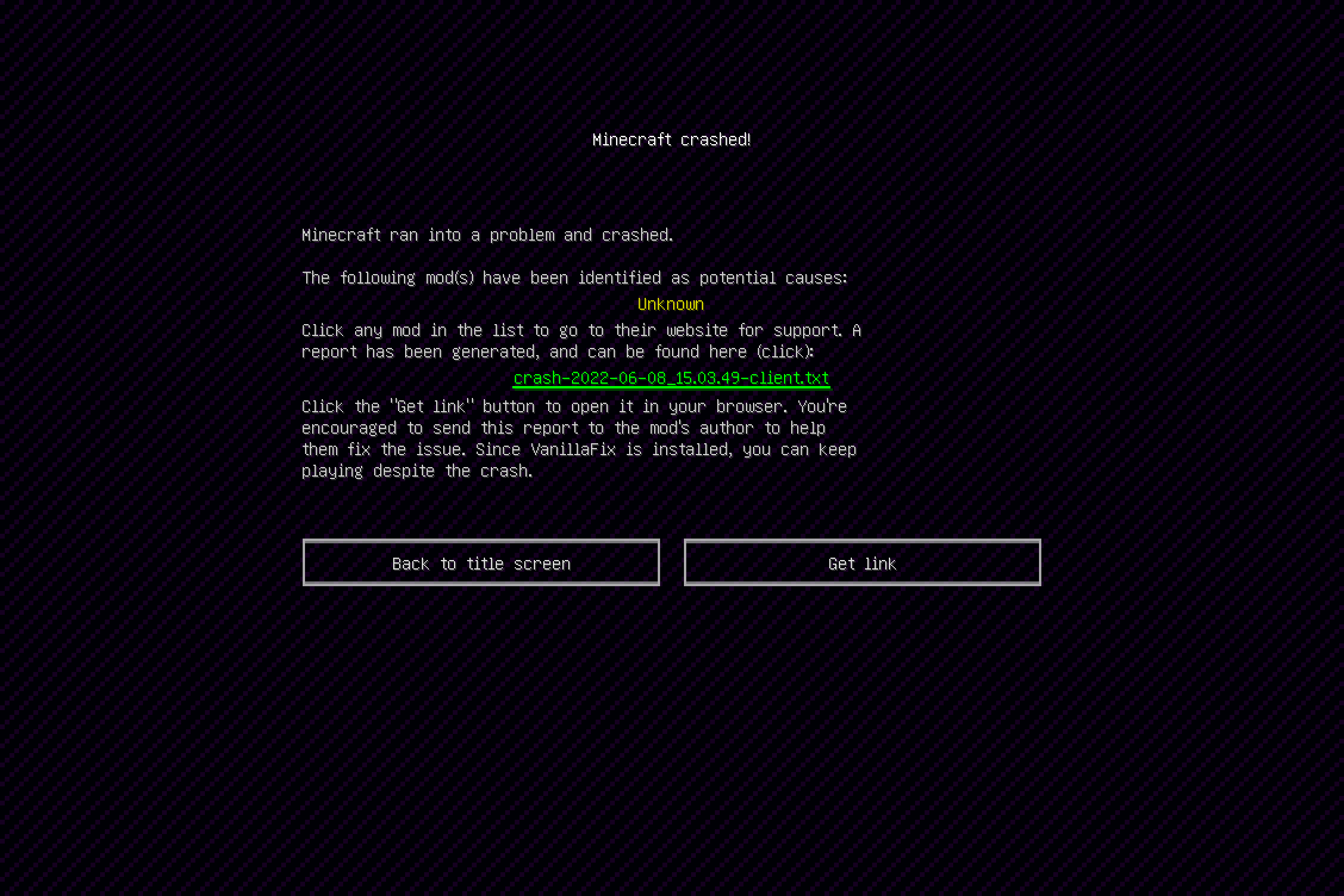 minecraft crashes when I connect to world · Issue #158 · xJon/Hexxit-II ...