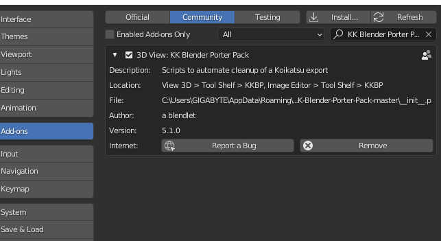 Convert and apply colors to shaders error · Issue #172 · FlailingFog/KK-Blender-Porter-Pack · GitHub