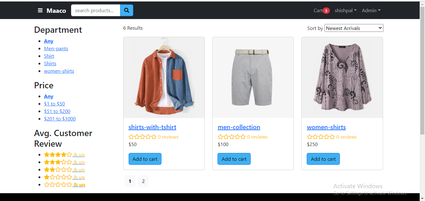 GitHub - shishpal2000/maaco-fashion-Ecommerce-project-