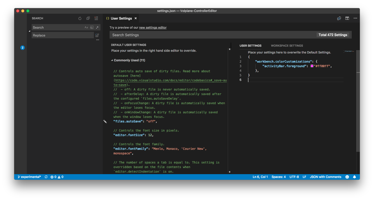 macOS: ActivityBar color customization slightly broken. · Issue #57694 ...