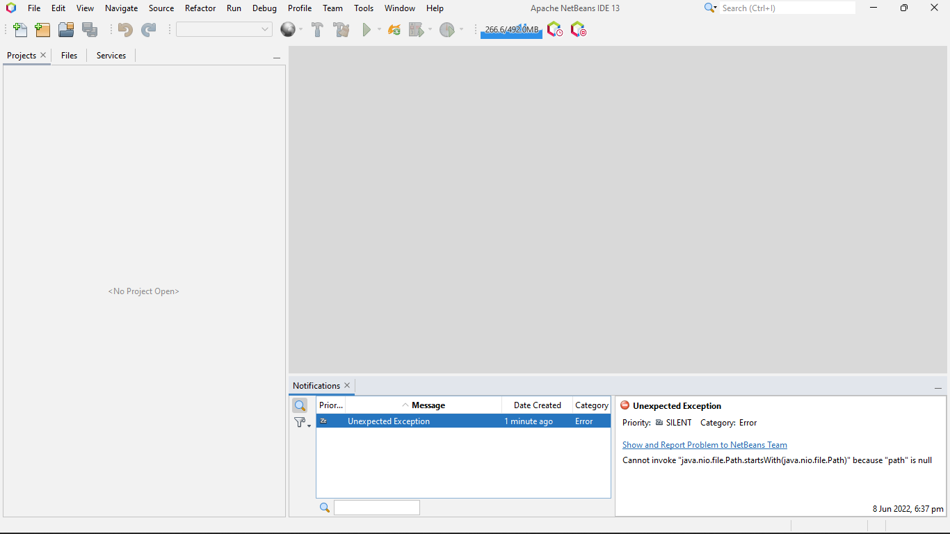 Project Tree Not Showing Up On Project Window Issue 4208 Apache