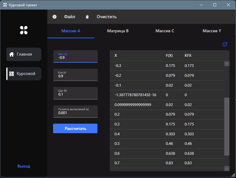 GitHub - weazyq/CourseProject: Курсовой проект - приложение для применения на практике знаний ...
