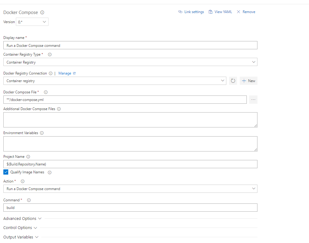 Docker Compose task in VSTS : Couldn't connect to Docker daemon at http+docker://localhost - is ...