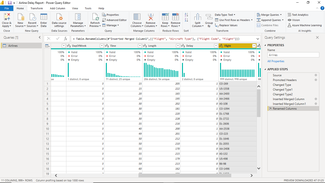 GitHub - Mayretai/Airline-Delay-Analysis: Microsoft #30daysoflearning ...