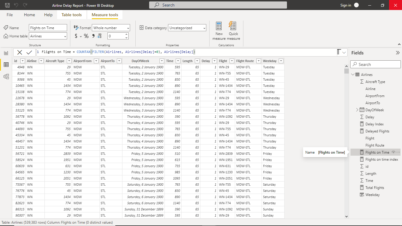 GitHub - Mayretai/Airline-Delay-Analysis: Microsoft #30daysoflearning ...