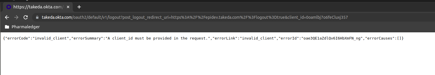 Incident: Unable to access ePI application after SSO successful login ...