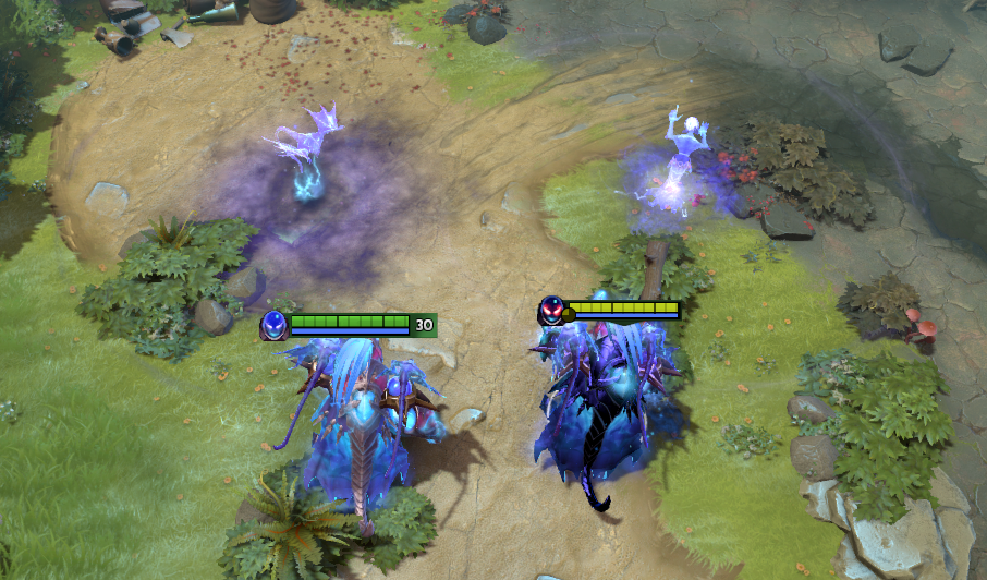 [Arc Warden] Immortal Wraithbinder + "Tempest Double"+"Spark Wraith". Spark is not affected by ...