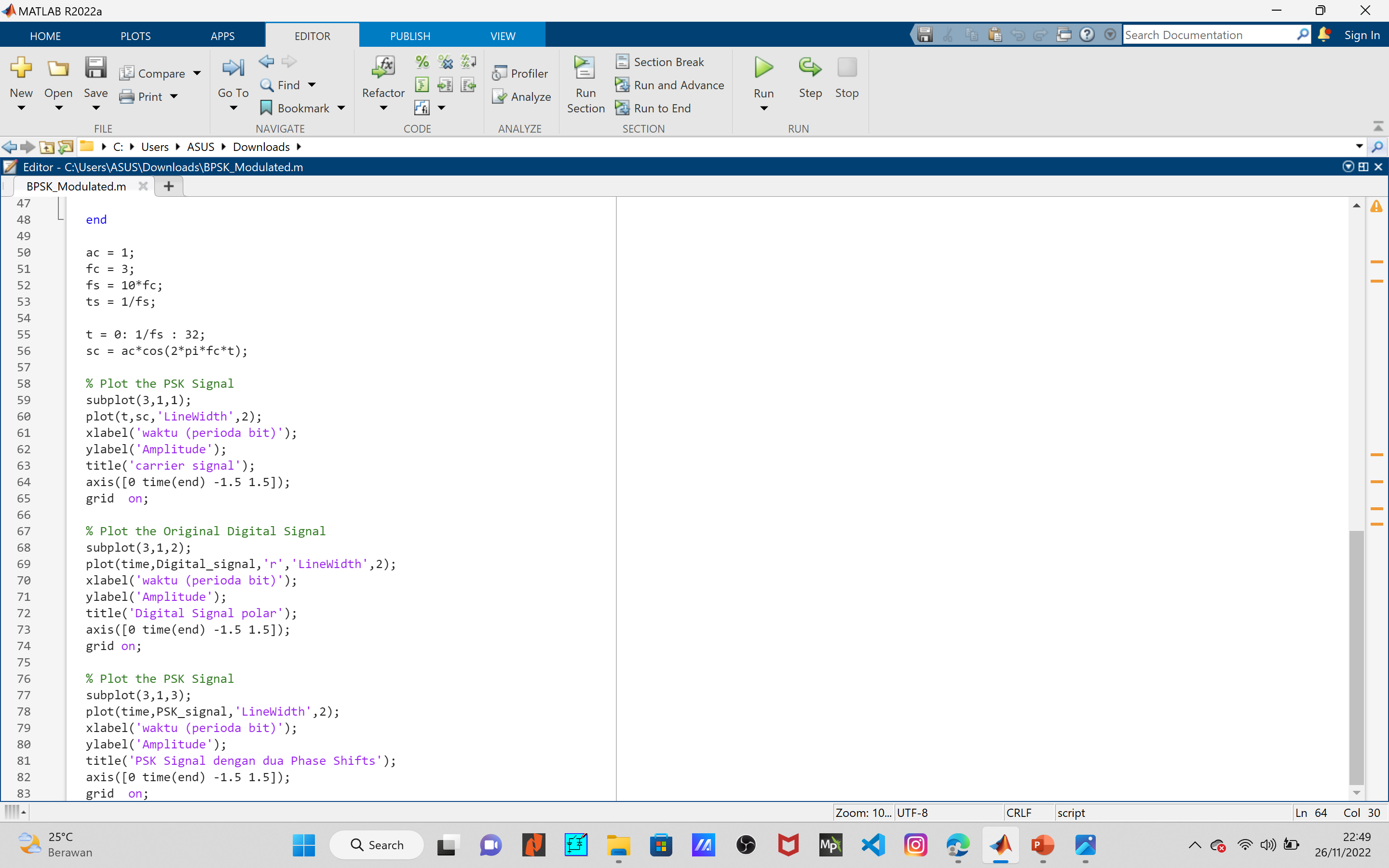 Github Aljundhbpsk Modulated Using Matlab 7808