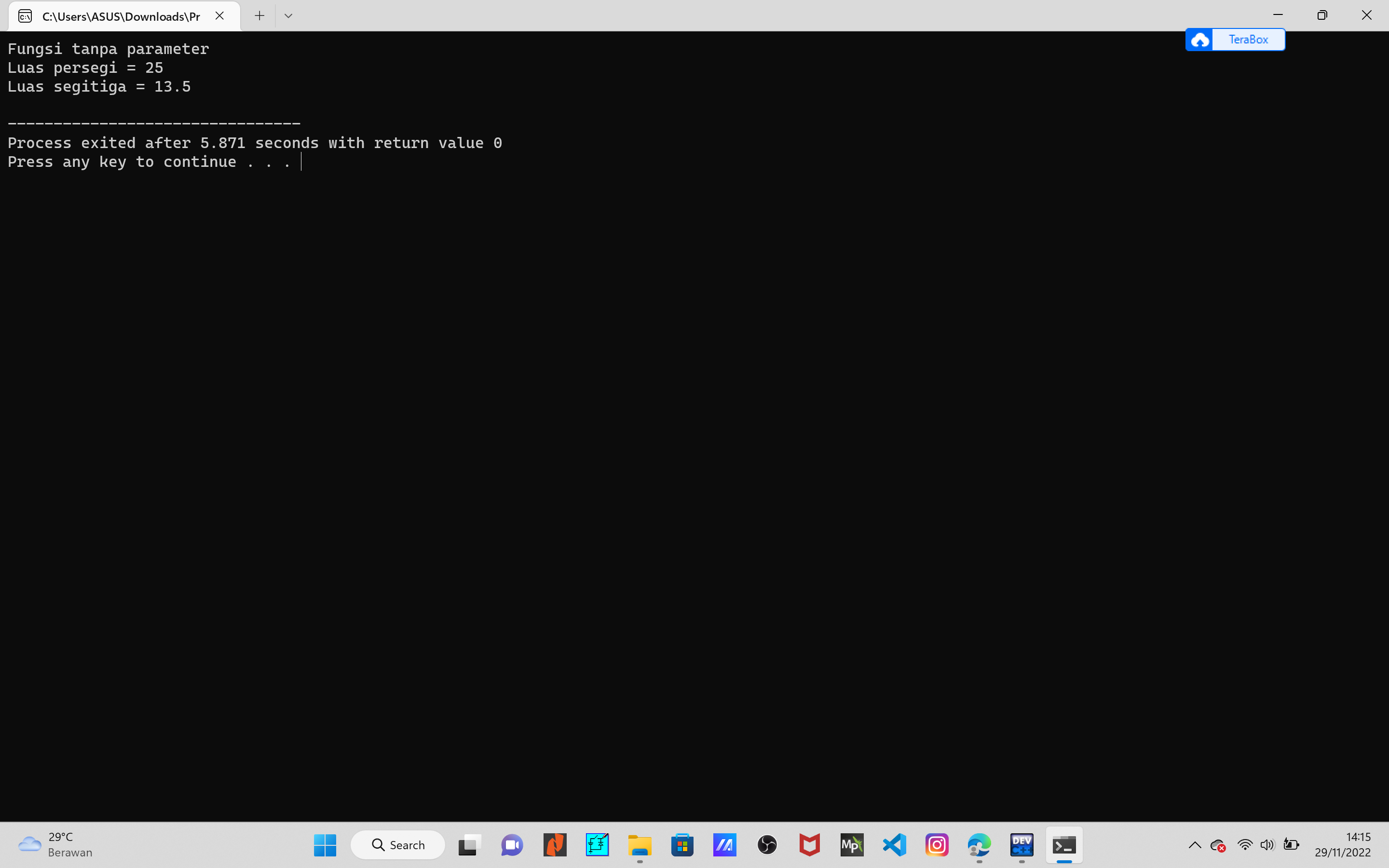 GitHub - aljundh/Menghitung-Luas-Persegi-dan-Segitiga-Tanpa-Parameter: Menghitung luas persegi ...