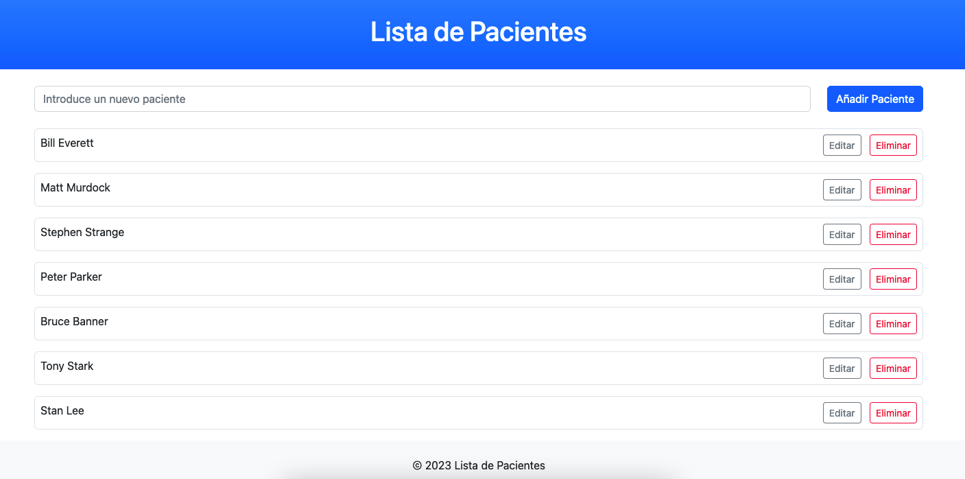 Tutorial 9 Creacin De Backend Del Listado De Pacientes