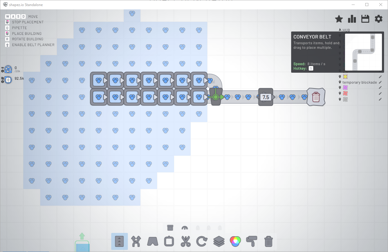 [Bug] Belt speed behaviour inconsistent · Issue #843 · tobspr-games/shapez.io · GitHub