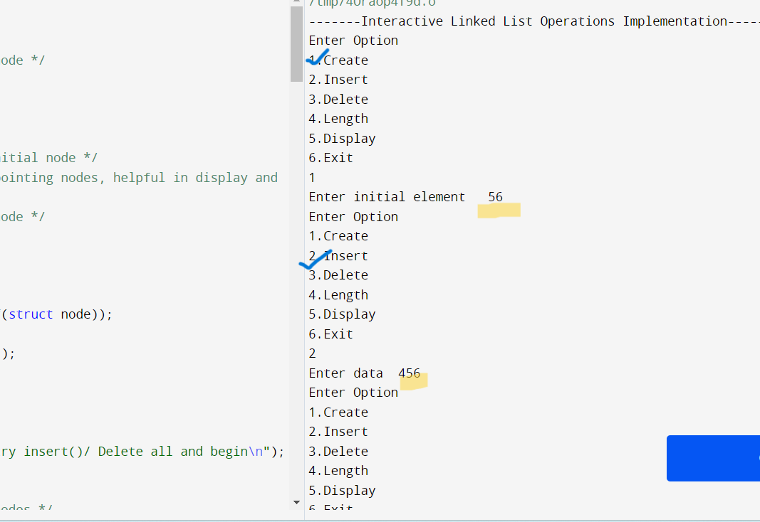 GitHub - AfsalKabeer/LinkedList-Operations: Interactive Linked list operation using C - Easy for ...