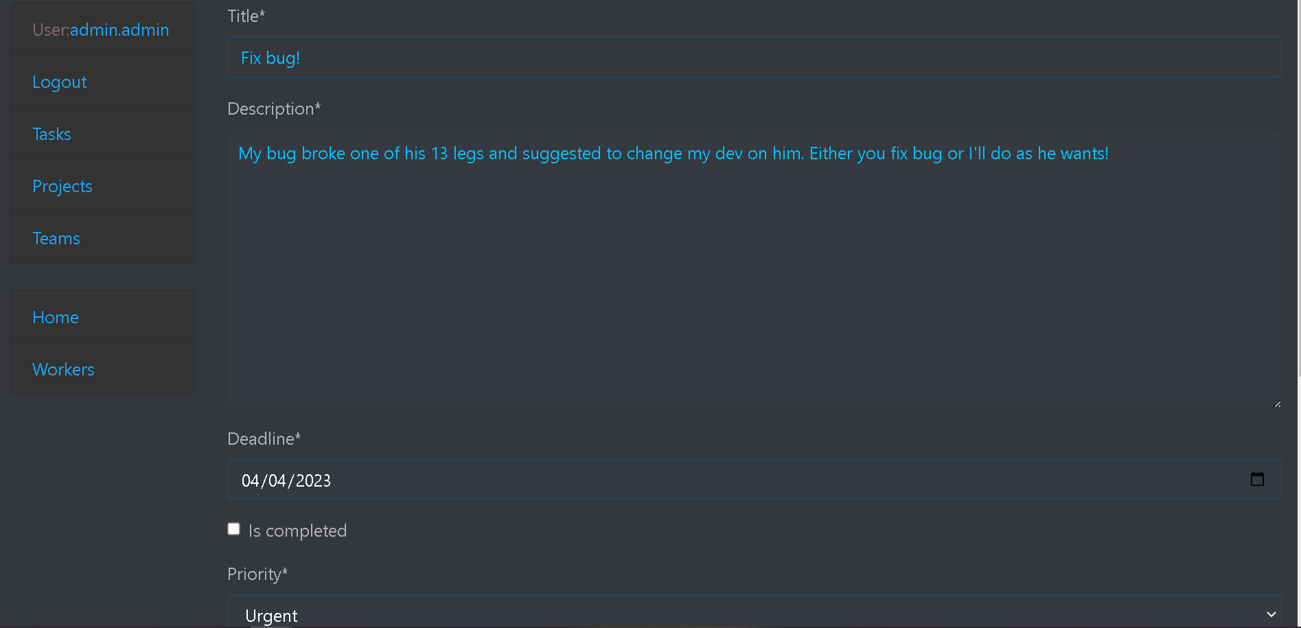 GitHub - NEkropo1/task-forge: A simple Django-based task tracker and HR tool for managing tasks ...