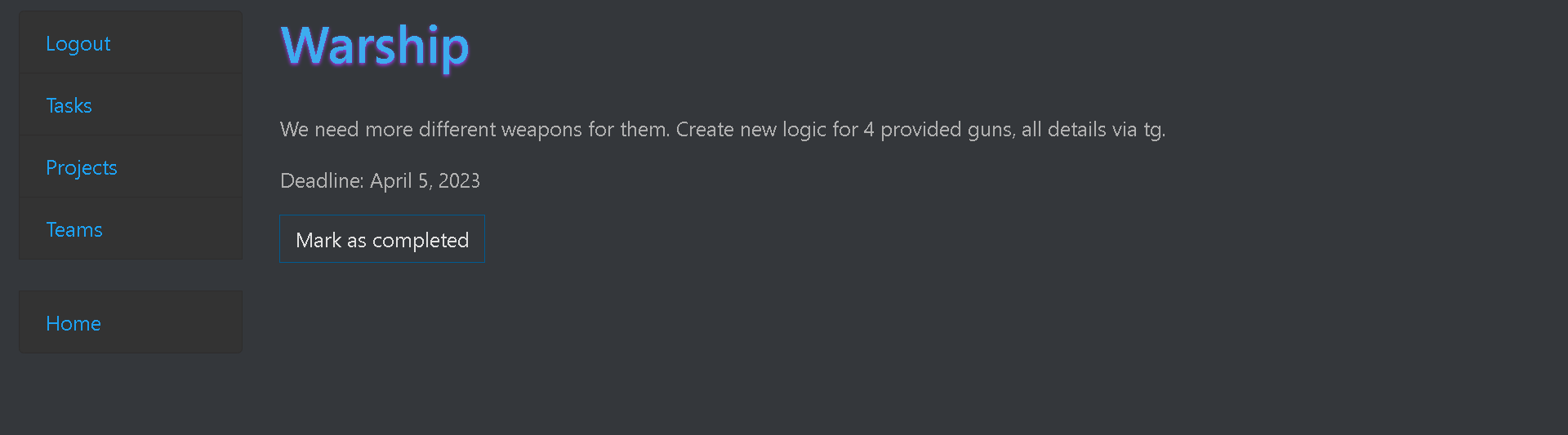 GitHub - NEkropo1/task-forge: A simple Django-based task tracker and HR tool for managing tasks ...
