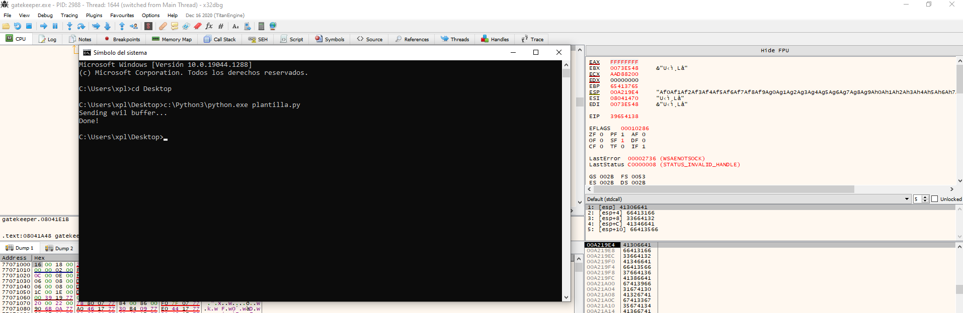GitHub - f00dez/Gatekeeper-WriteUp: Resolviendo Gatekeeper de Tryhackme, un laboratorio de stack ...