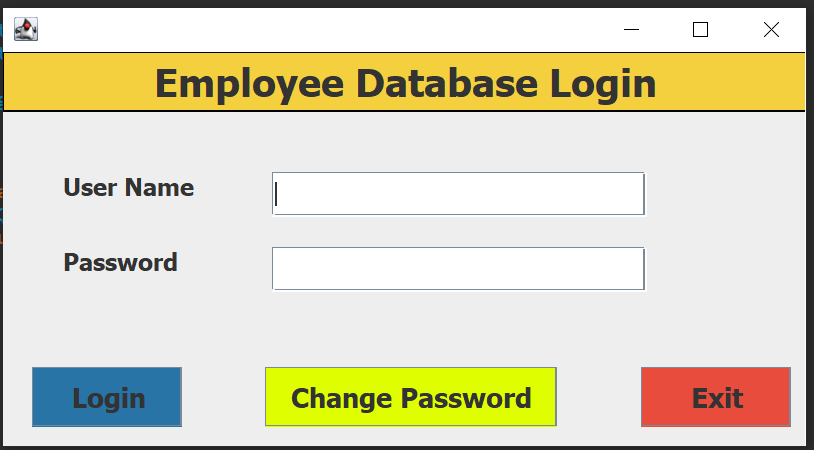 GitHub - YogeshTurankar/Employee-Database-Management-System: My First Java GUI Project