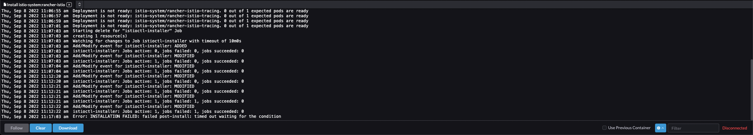 [BUG] Istio with CNI install fails on k3s hardened cluster · Issue ...