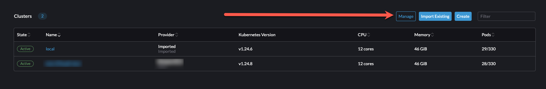 Make It Easier To Go From Home Page To Cluster Management · Issue 7547 · Rancherdashboard · Github 