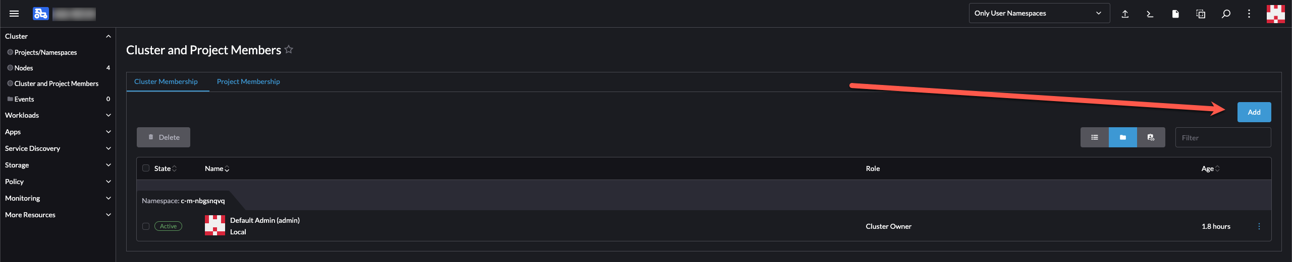 [BUG] Resource type management.cattle.io.clusterroletemplatebinding not found when trying to add ...