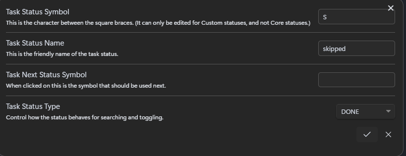 Changing to a status that is of they DONE completes the tasks but doesn ...