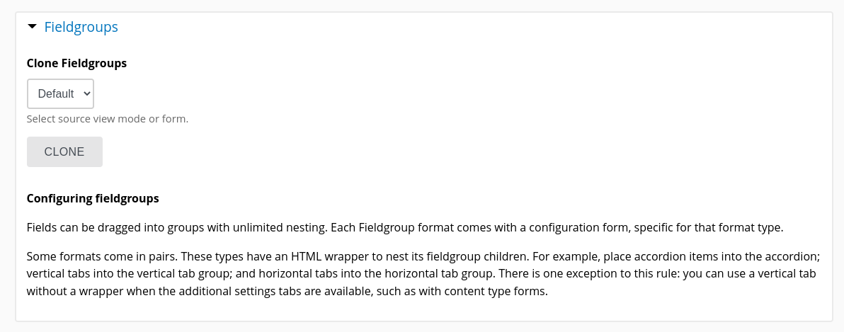 [UX] Fixed: Don't convert fieldset to vertical tab if there is only one in the group. · Issue ...