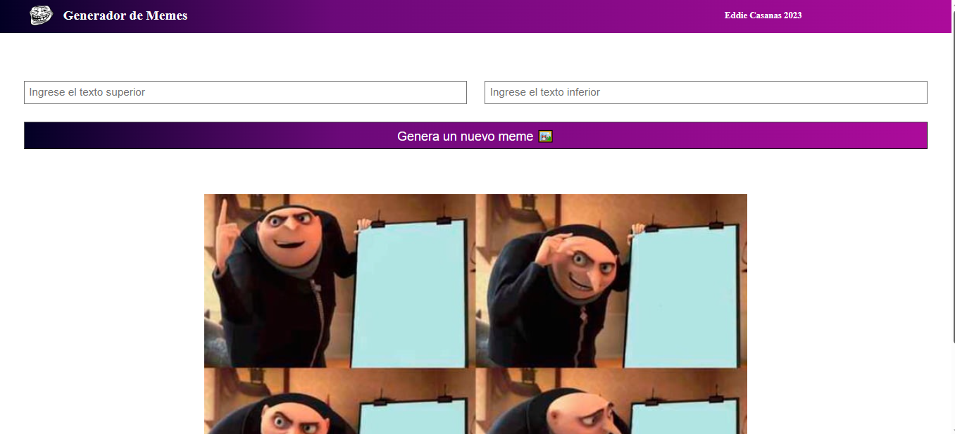 GitHub - Barriose01/GeneradorMemes: Pagina que permite generar memes con texto