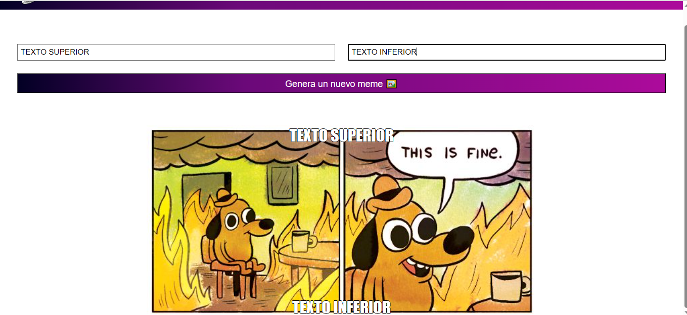 GitHub - Barriose01/GeneradorMemes: Pagina que permite generar memes con texto