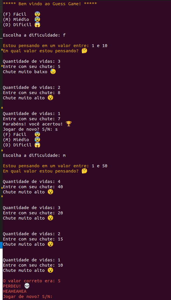 GitHub - adamlacerda/Guess-Game-CSharp: Jogo de adivinhação de números ...