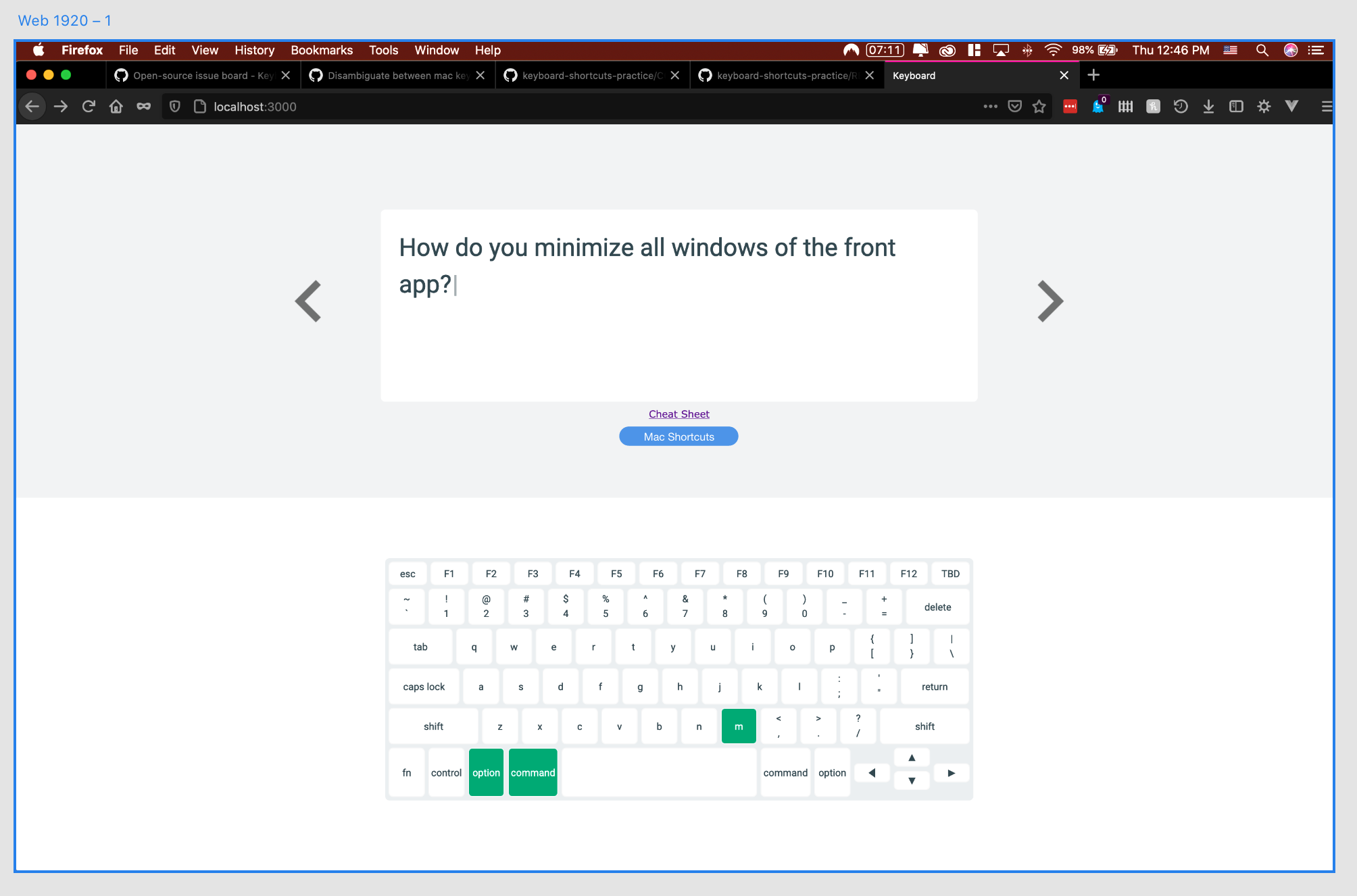 Disambiguate between mac keyboard shortcuts and shell shortcuts · Issue #47 · Techtonica ...