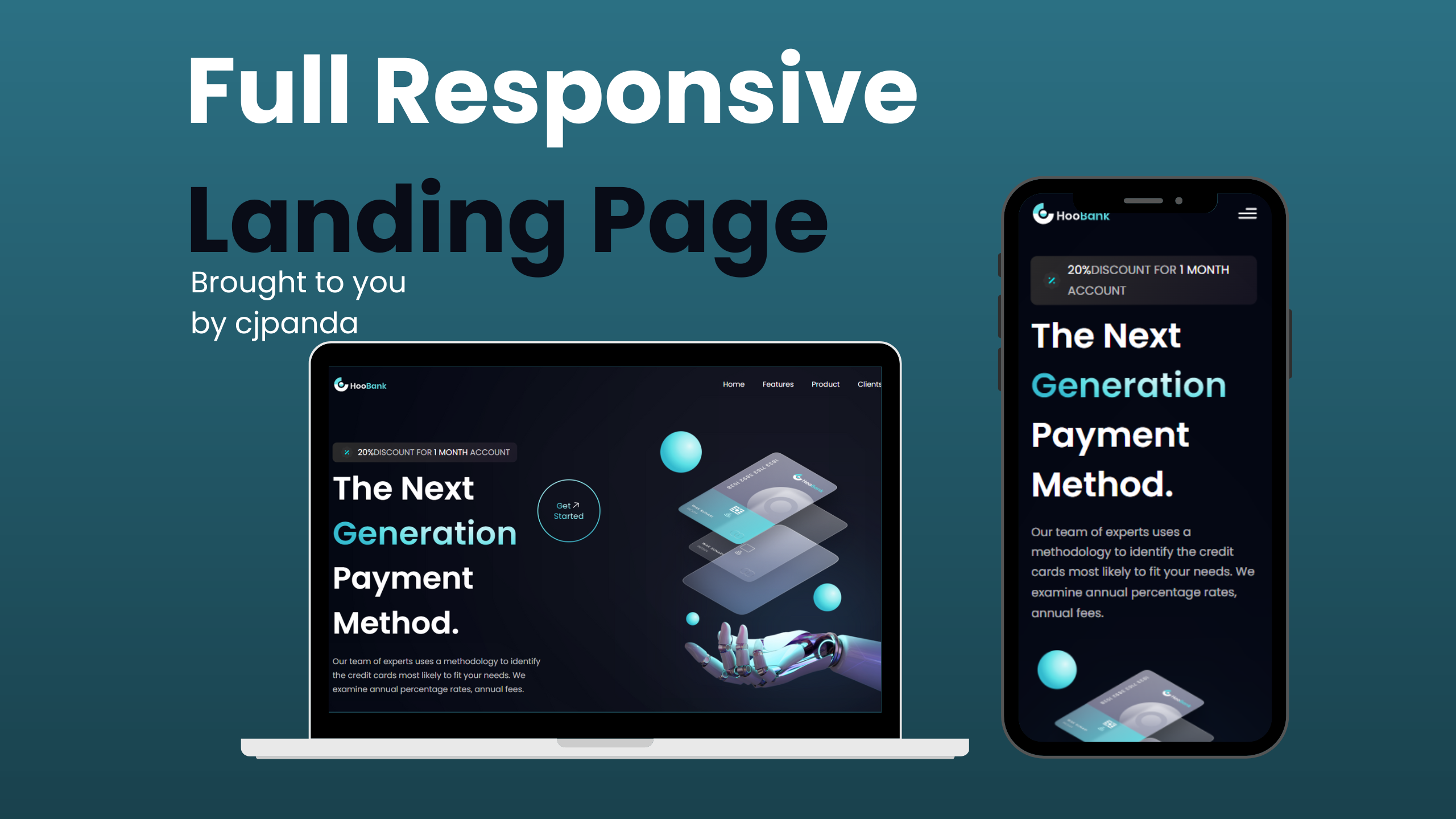 GitHub - cjpanda/landingpage_bank