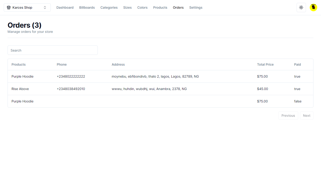 GitHub - cjpanda/ecommerce-dashboard