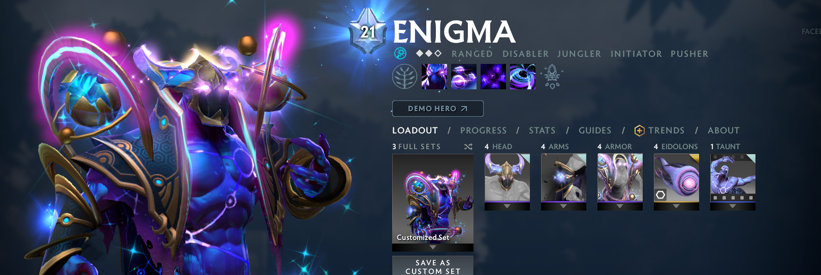 new "Unlocked Immortal Spell Effects" feature doesn't work for Enigma Immortal item · Issue #849 ...