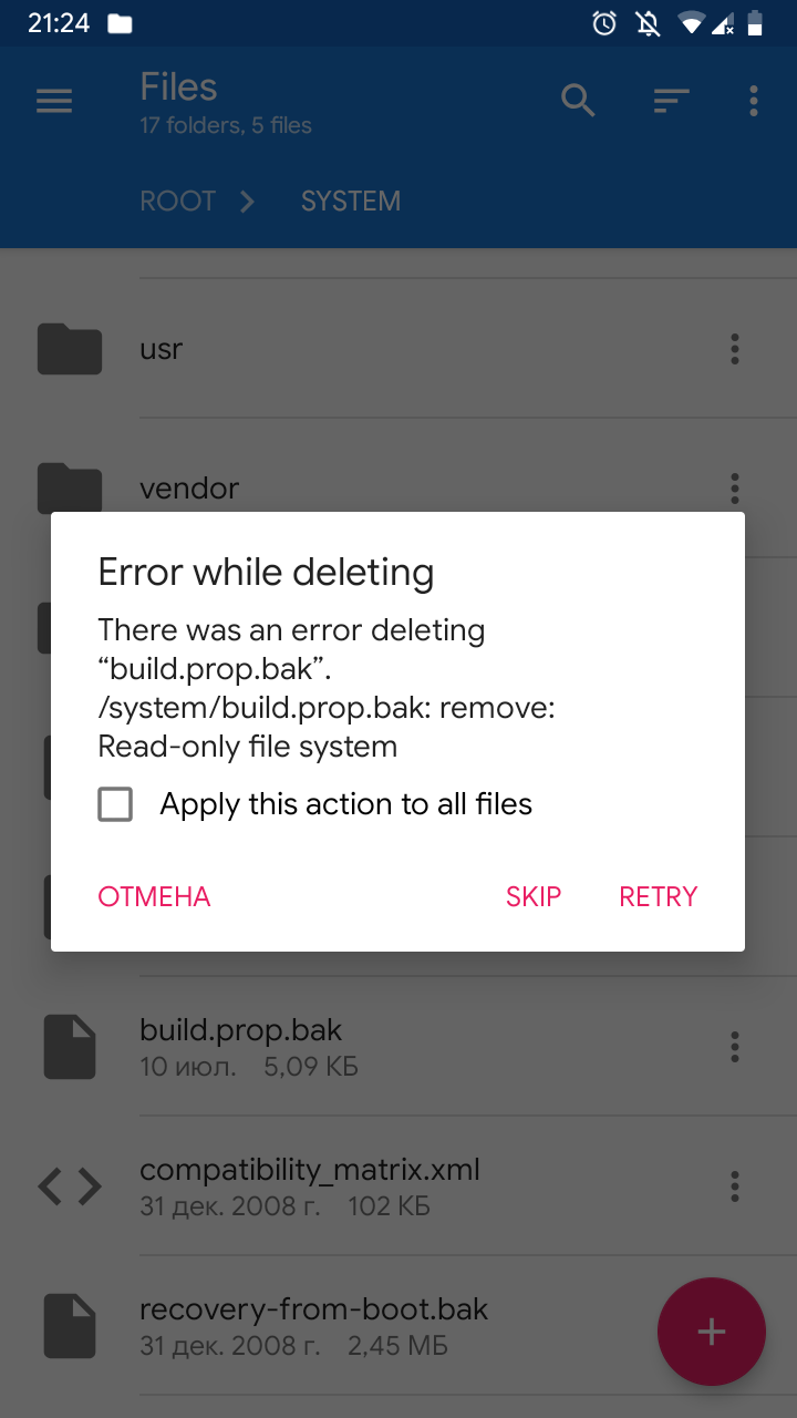 Add remount to read-write when operating on /system and /vendor · Issue #128 · zhanghai ...