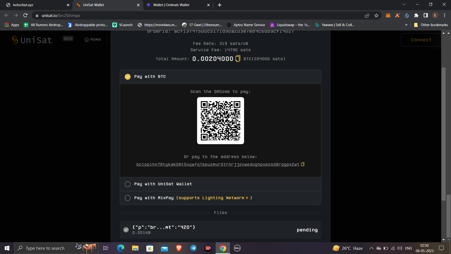 refund request · Issue #200 · unisat-wallet/inscribing-issues · GitHub
