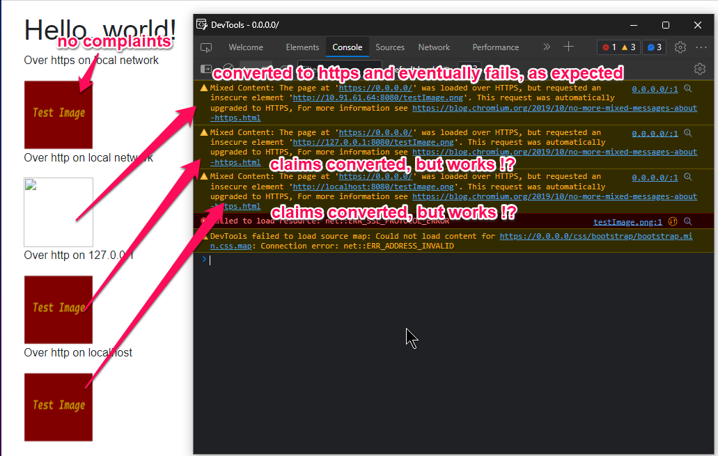 Allow mixed-content in MauiBlazorWebView · Issue #10141 · dotnet/maui · GitHub