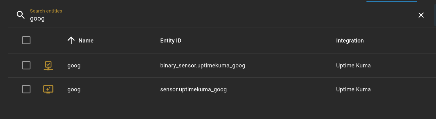 Monitors added after Integrating with Home Assistant do not appear as entities · Issue #68 ...