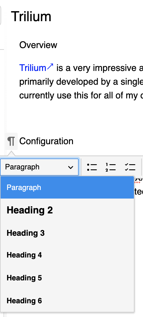 Read only text view is shown - Missing Heading1 Style · Issue #1240 · zadam/trilium · GitHub
