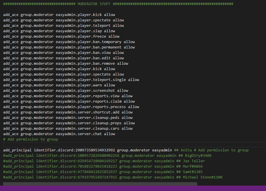 Menu not appearing for mods · Issue #666 · Blumlaut/EasyAdmin · GitHub