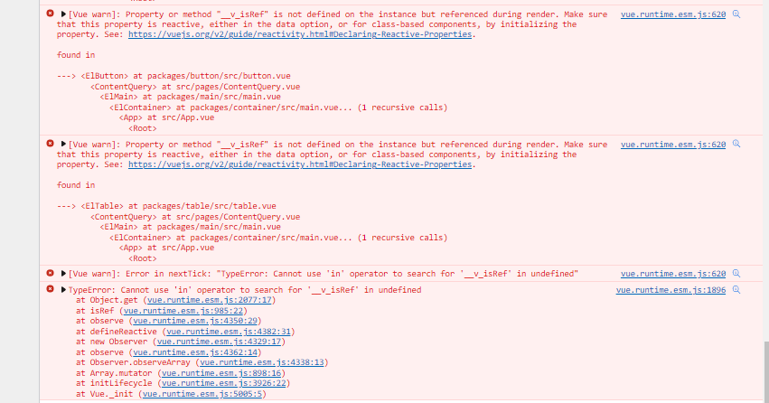 '__v_isRef' in undefined · Issue #21977 · ElemeFE/element · GitHub