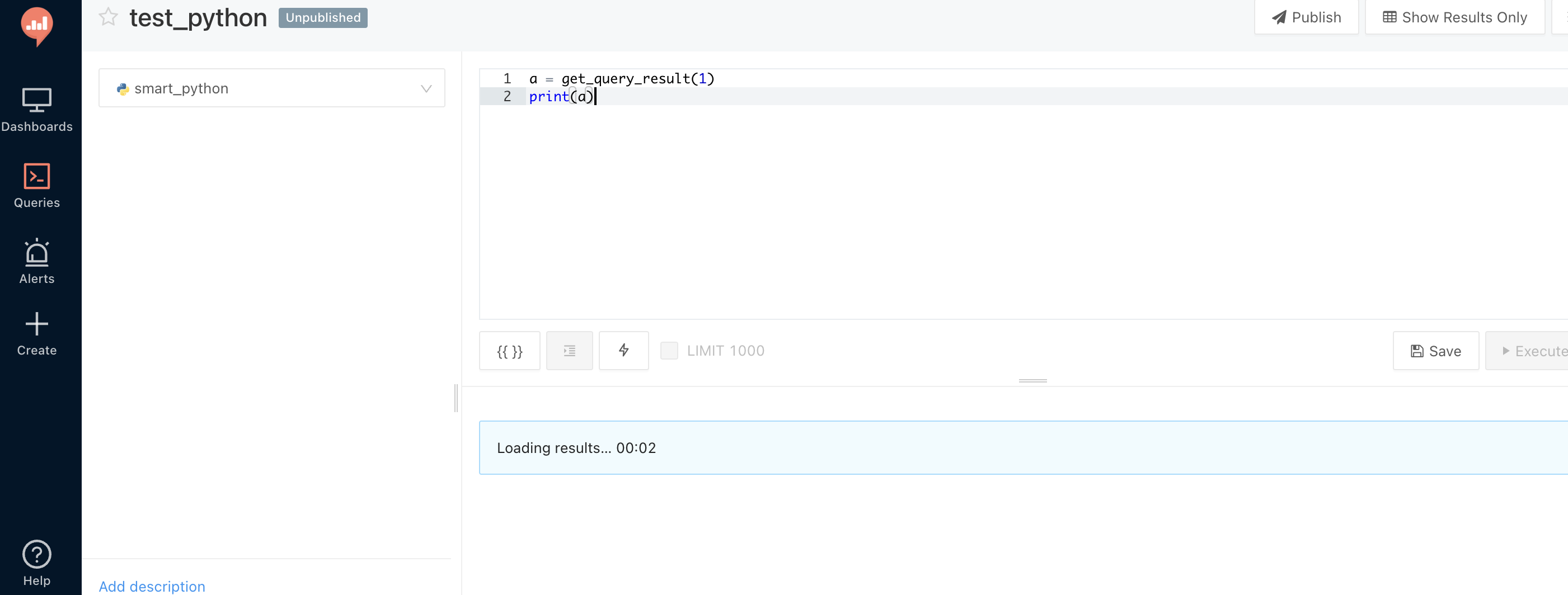 I Cant Execute Python Code With Redash · Issue 6613 · Getredashredash · Github 5816